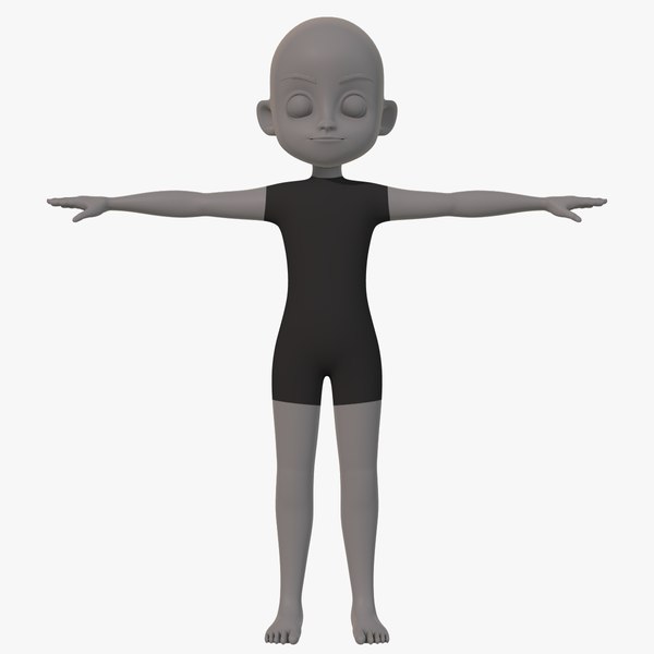 Characters Base 3D Models for Download | TurboSquid