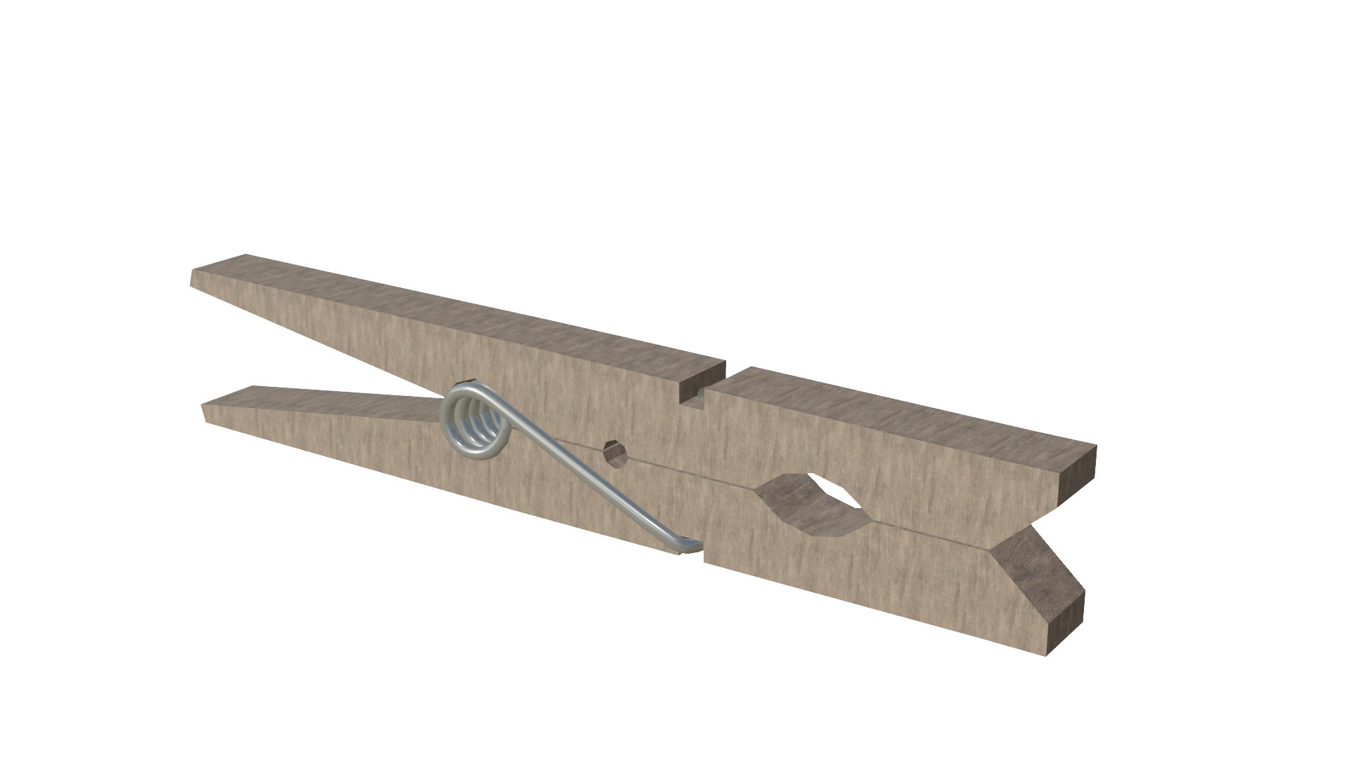 3D Clothes Peg - TurboSquid 2205232