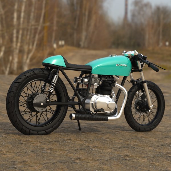 3D cafe racer custom build model - TurboSquid 1560236
