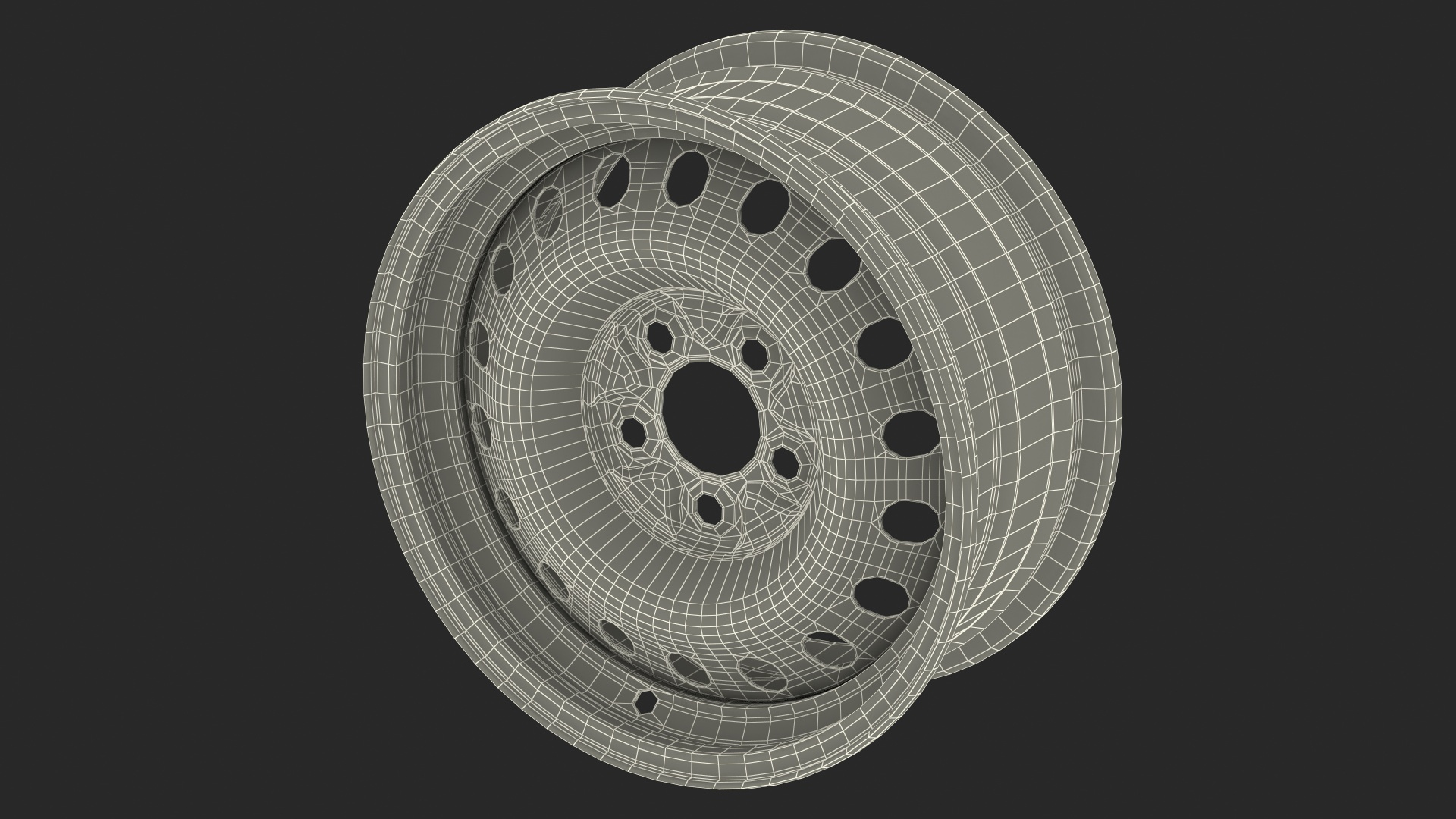 Steel Car Rim Black 3D Model - TurboSquid 1922337