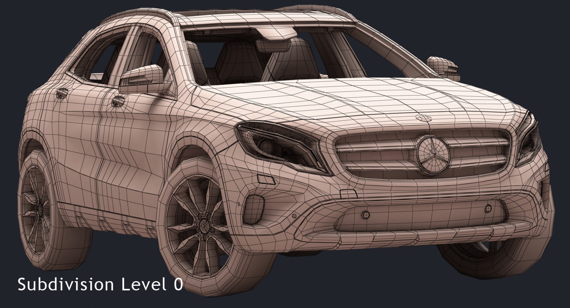 2015 mercedes-benz gla 3d model