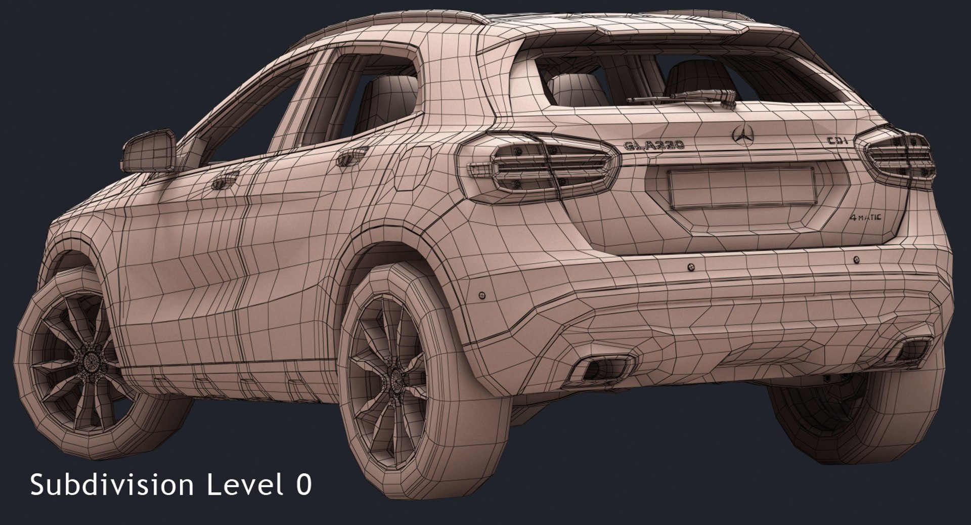 2015 mercedes-benz gla 3d model