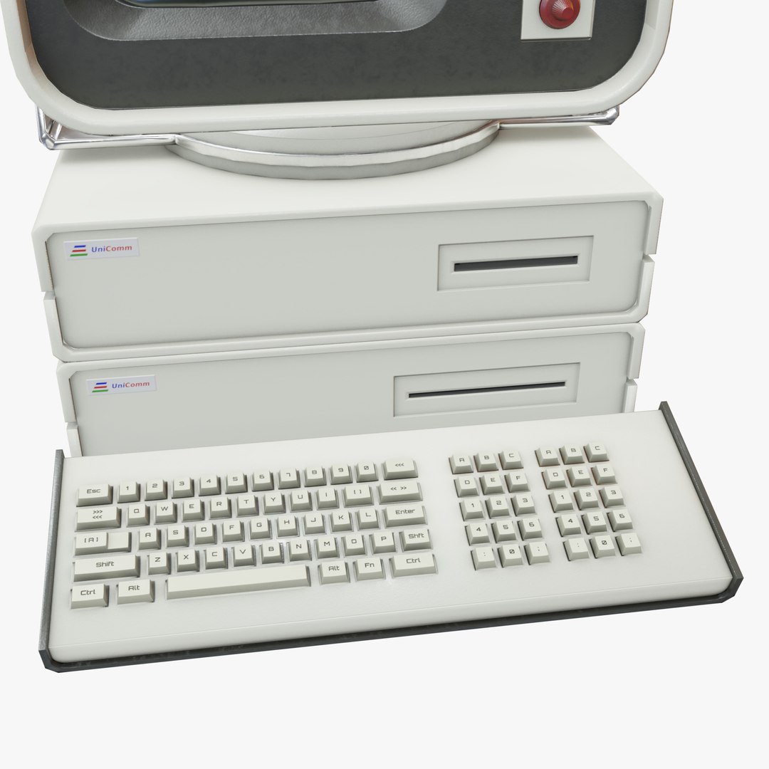 Retro computer 08 3D model - TurboSquid 1552516