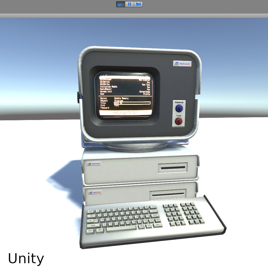 Retro computer 08 3D model - TurboSquid 1552516