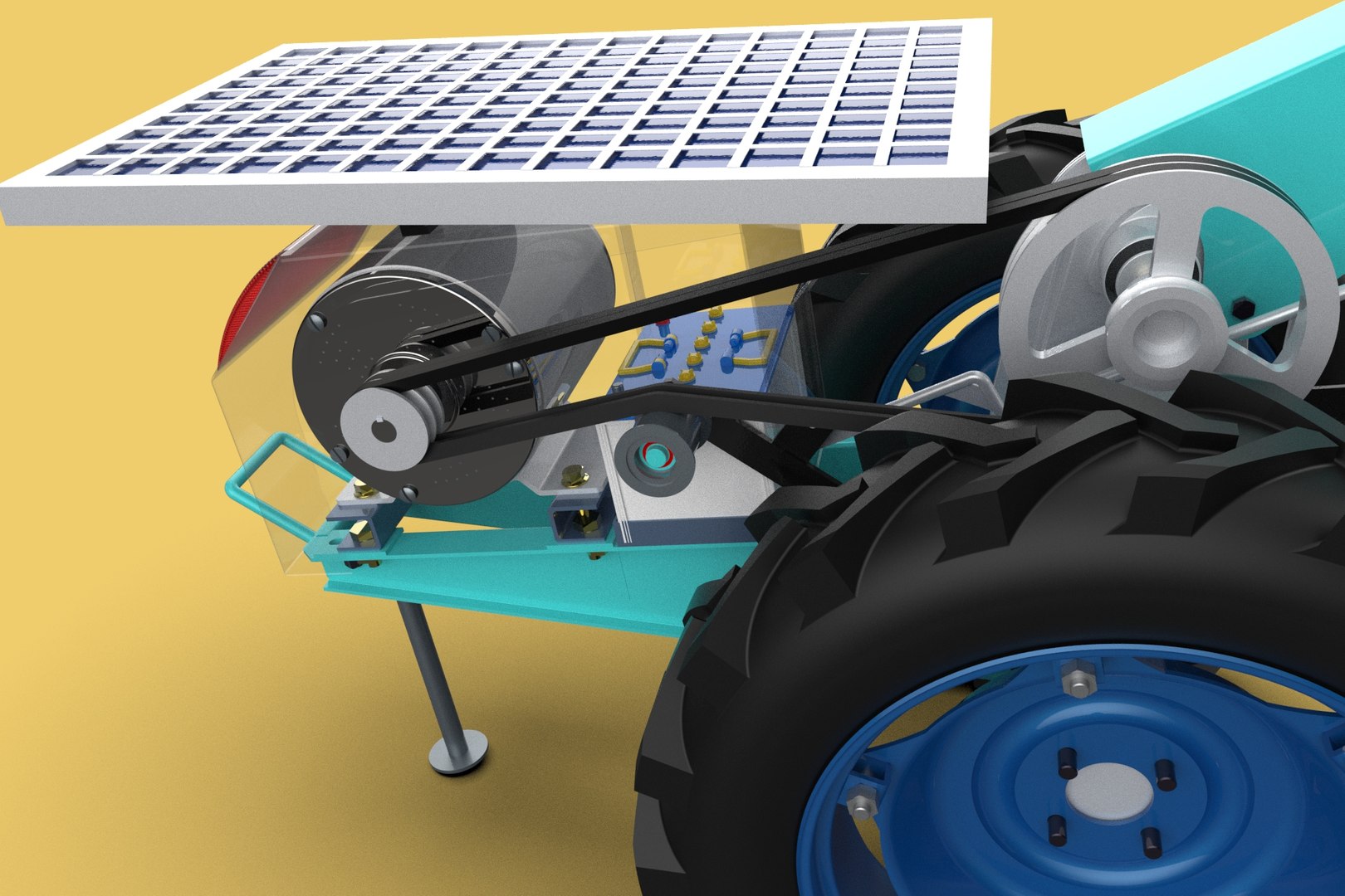 ELECTRIC WALKING HAND TRACTOR AGRICULTURE FARM 3D Model - TurboSquid ...