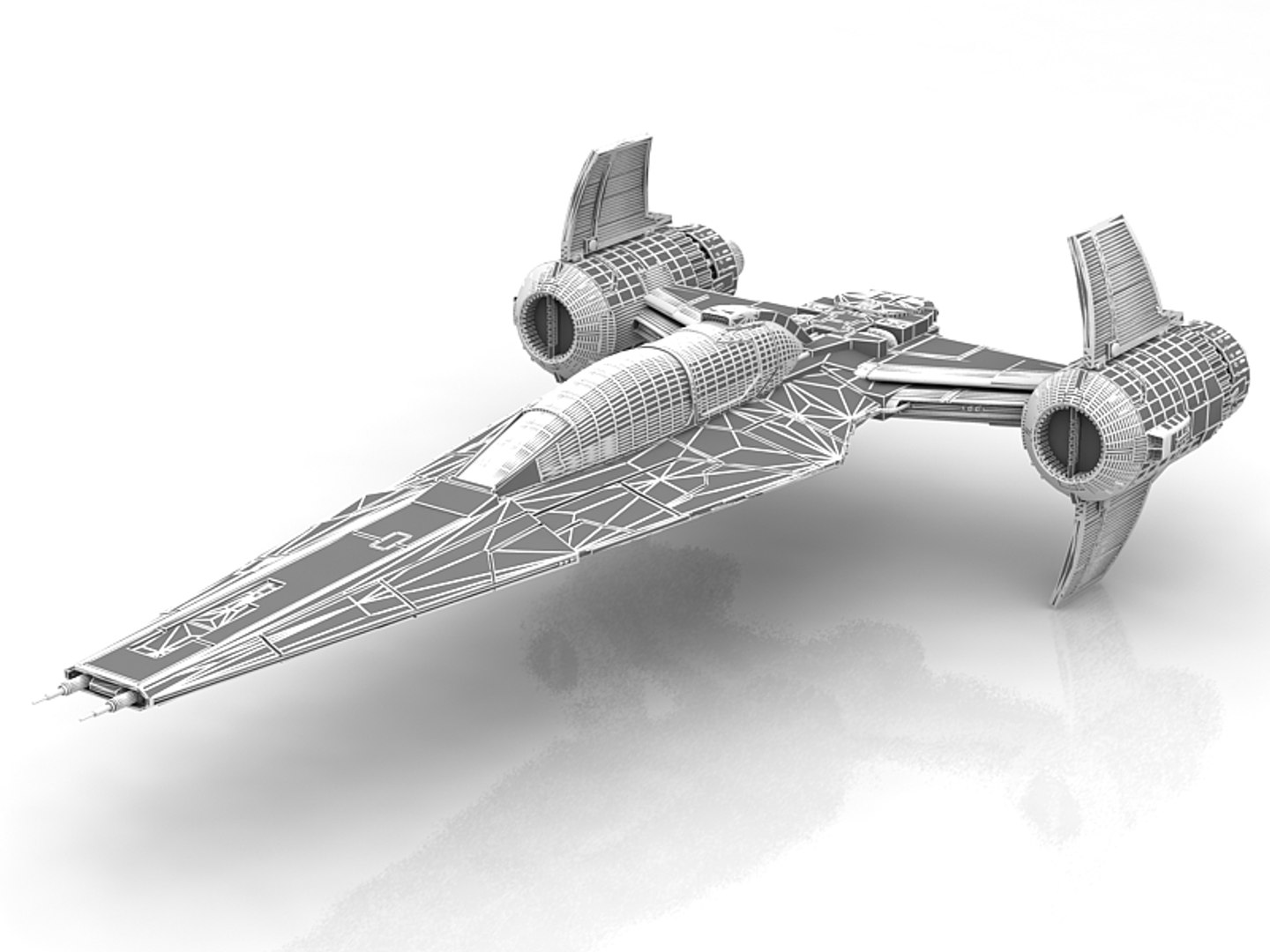 3D Rebelion Spacecraft Spaceship T-65 - TurboSquid 1619591