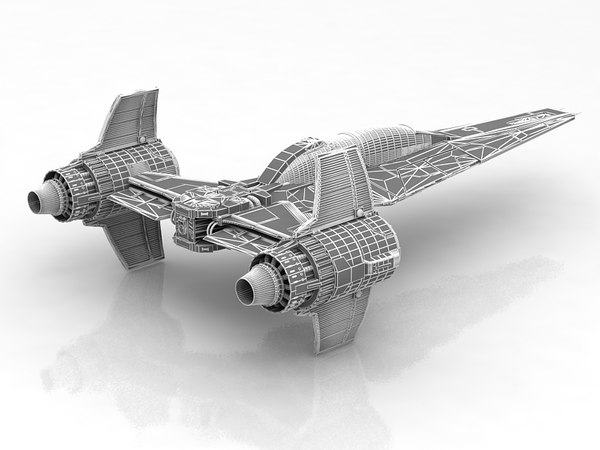 X 날개 T-65 우주선 3D 모델 - TurboSquid 1619591