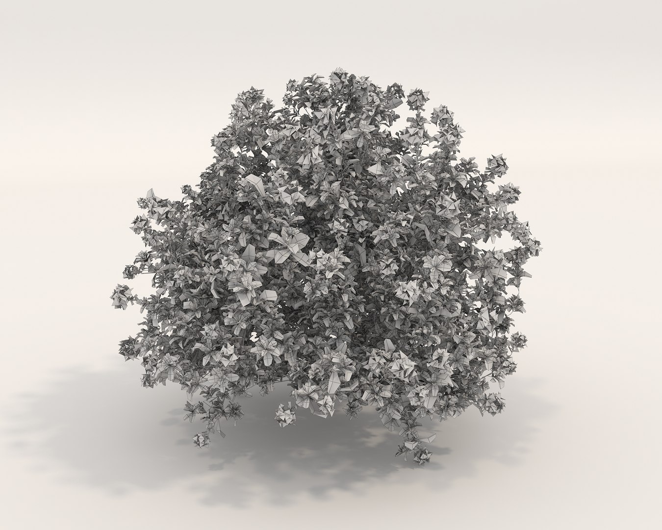 3D Realistic Shrub Bush Set 6 model - TurboSquid 2061662