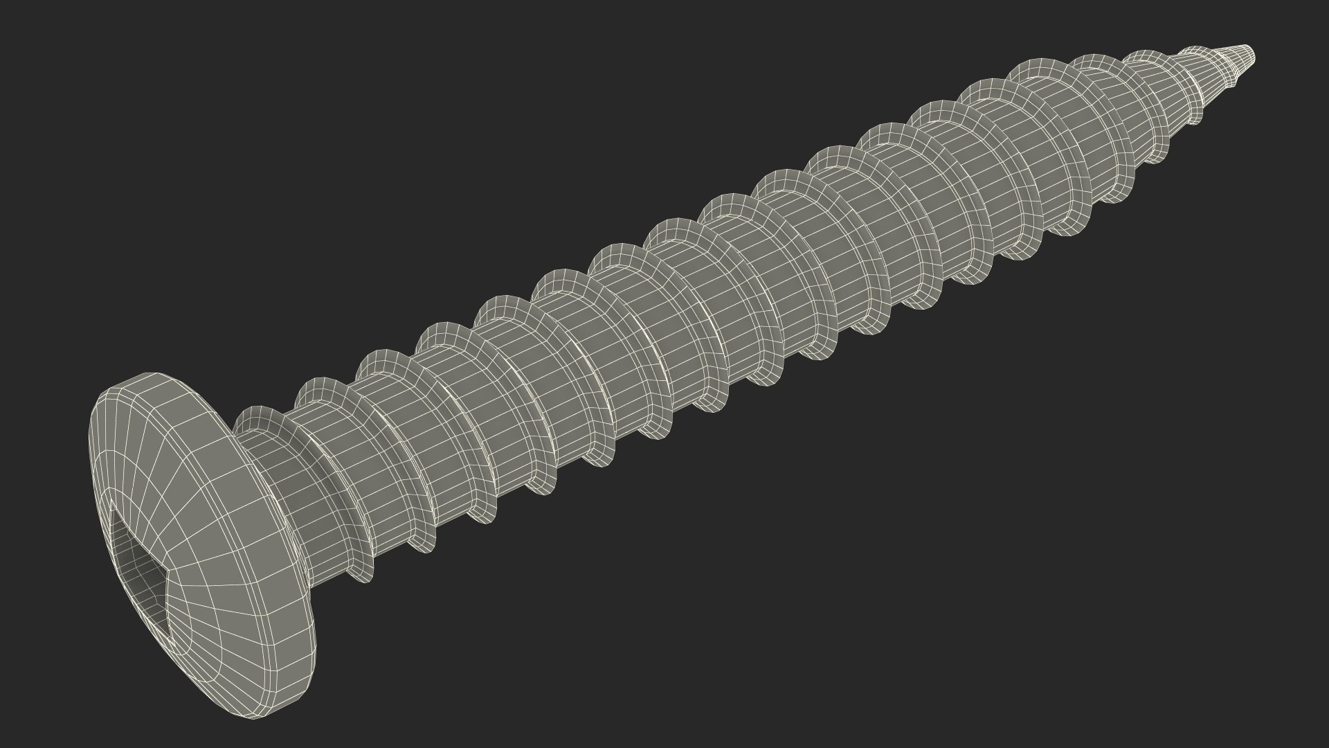 Sheet Metal Screw 3D Model - TurboSquid 2240491