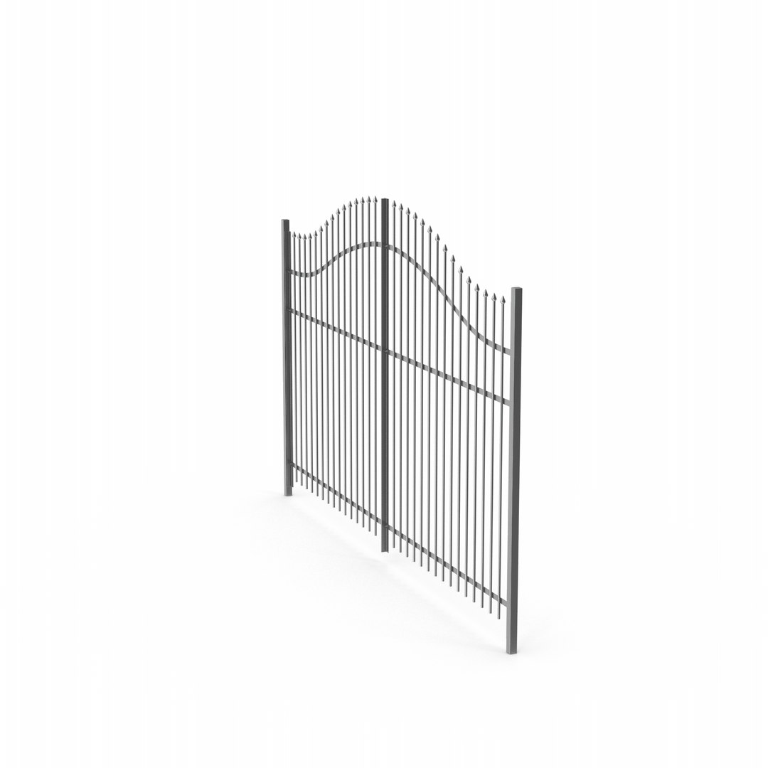 3D Metal Gates - TurboSquid 2193485