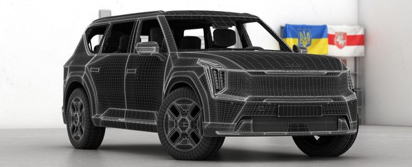 modelo 3d Kia EV9 2024 Bajo interior - TurboSquid 2130187