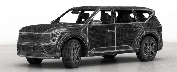 modelo 3d Kia EV9 2024 Bajo interior - TurboSquid 2130187
