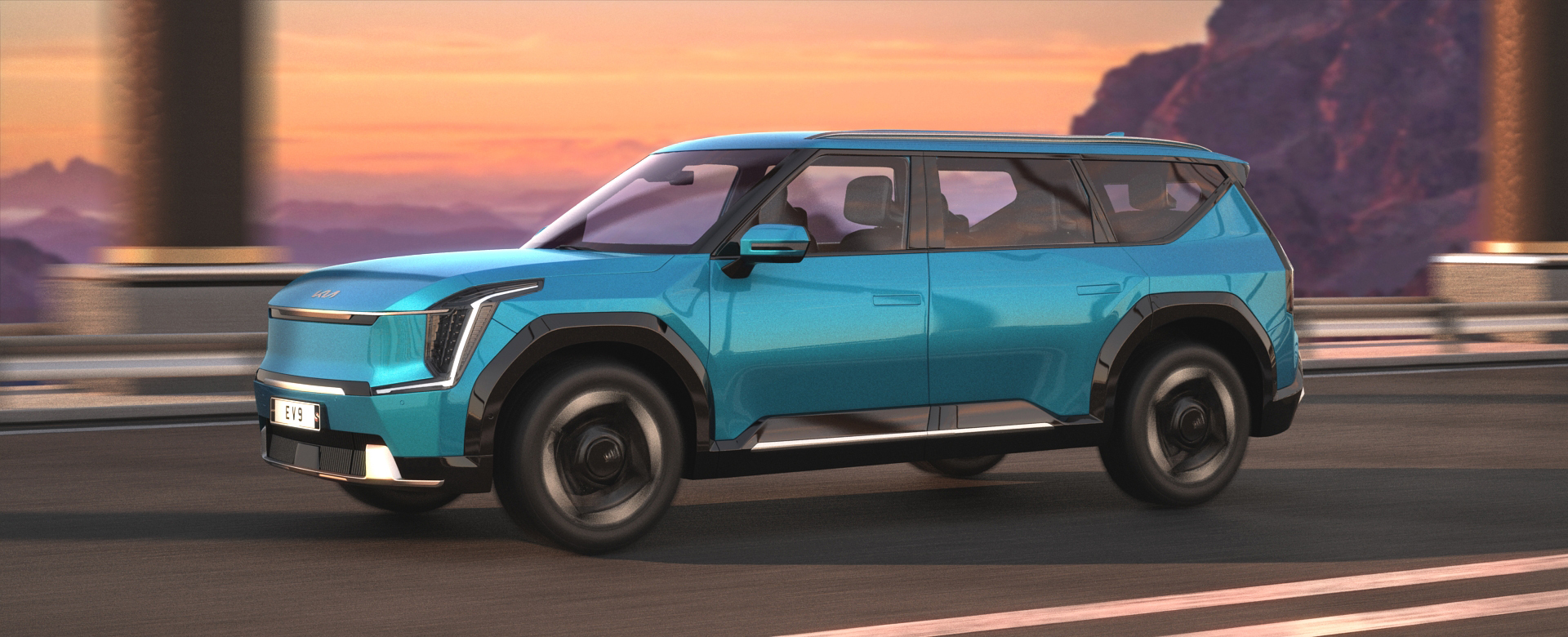 Kia EV9 2024 Low Interior 3D Model - TurboSquid 2130187