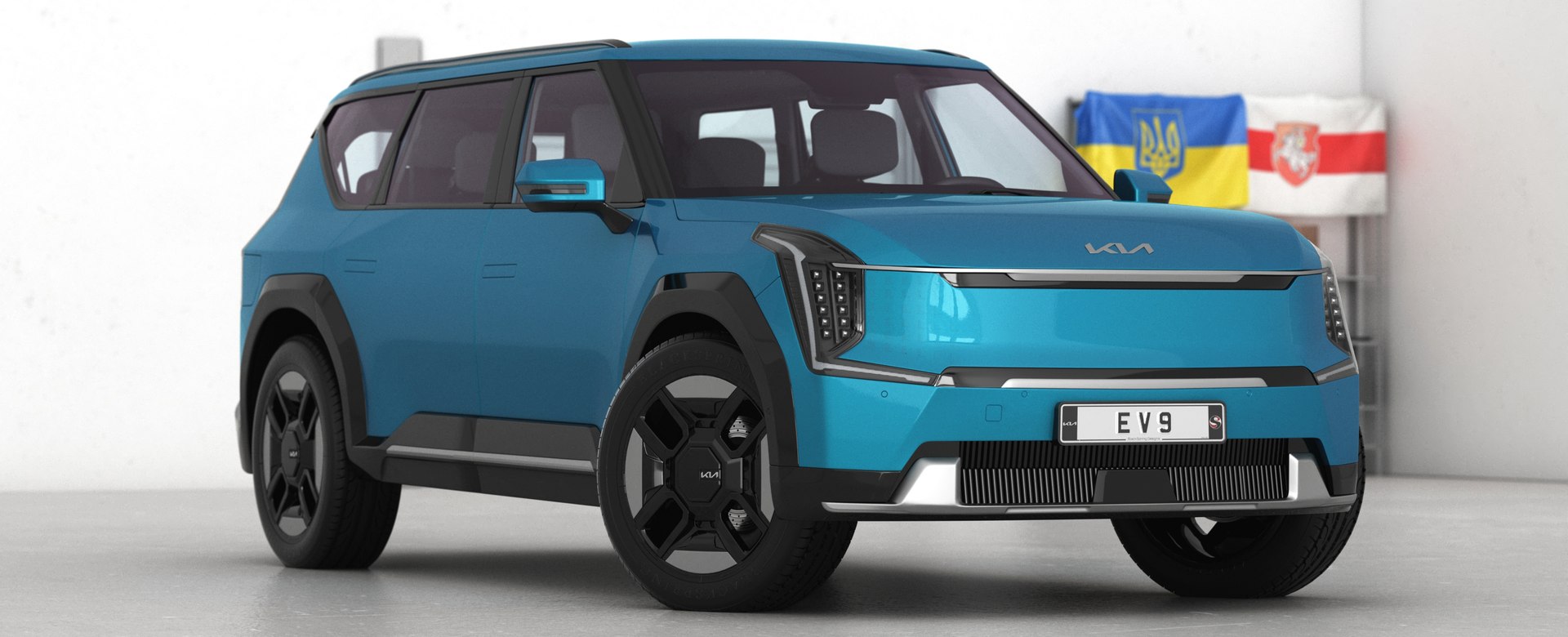 Kia EV9 2024 Low interior 3D model - TurboSquid 2130187