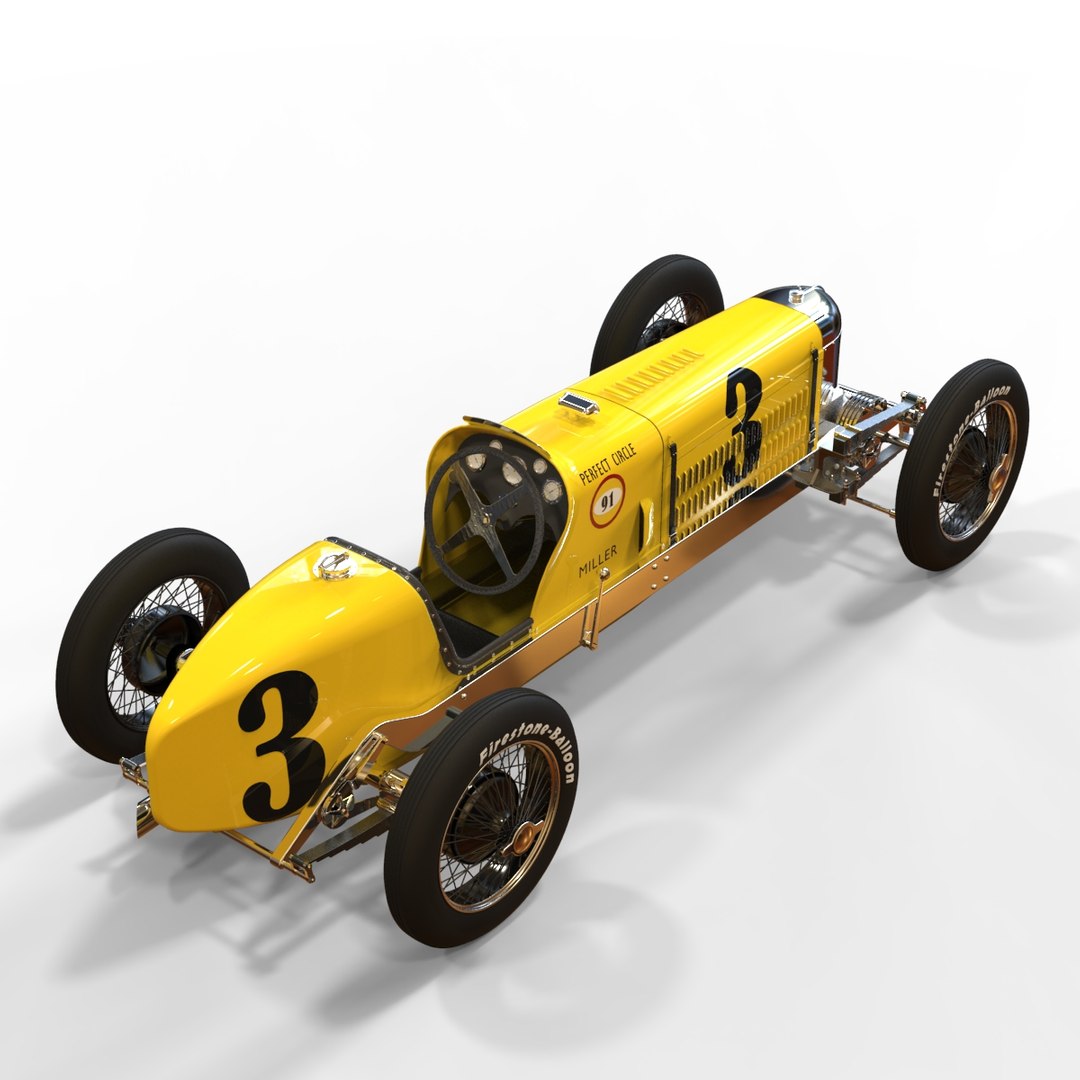 3d Miller Racing Car 91 Model