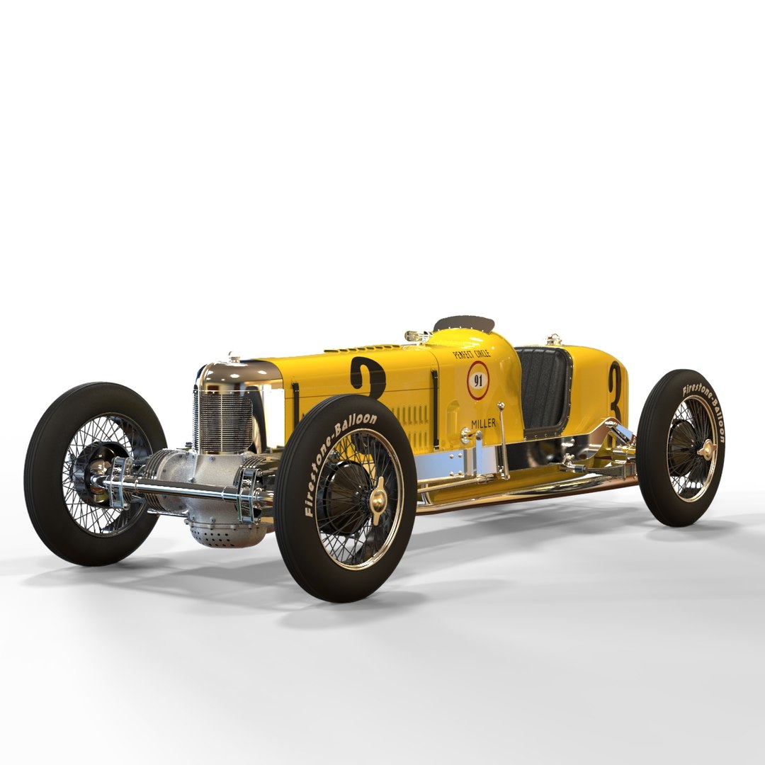 3d Miller Racing Car 91 Model