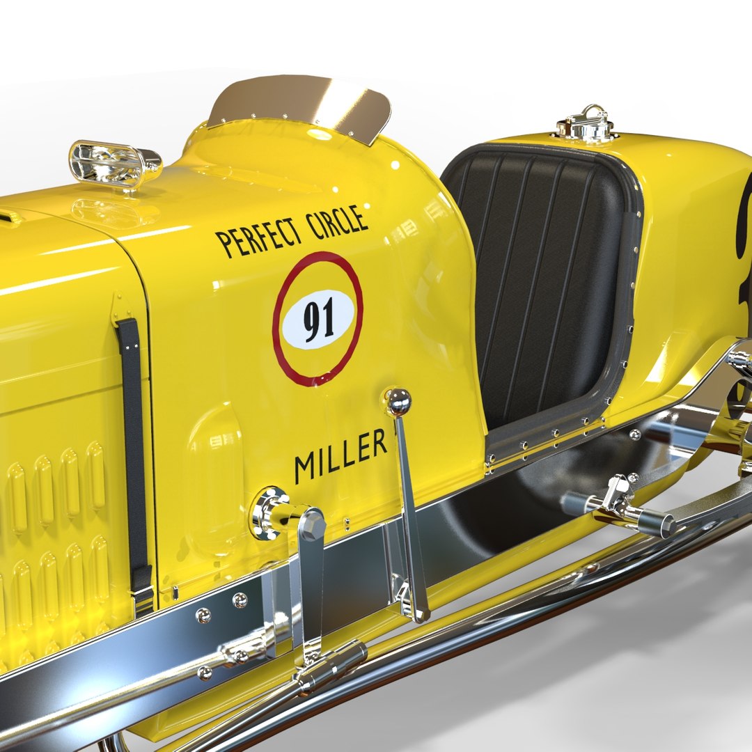 3d Miller Racing Car 91 Model