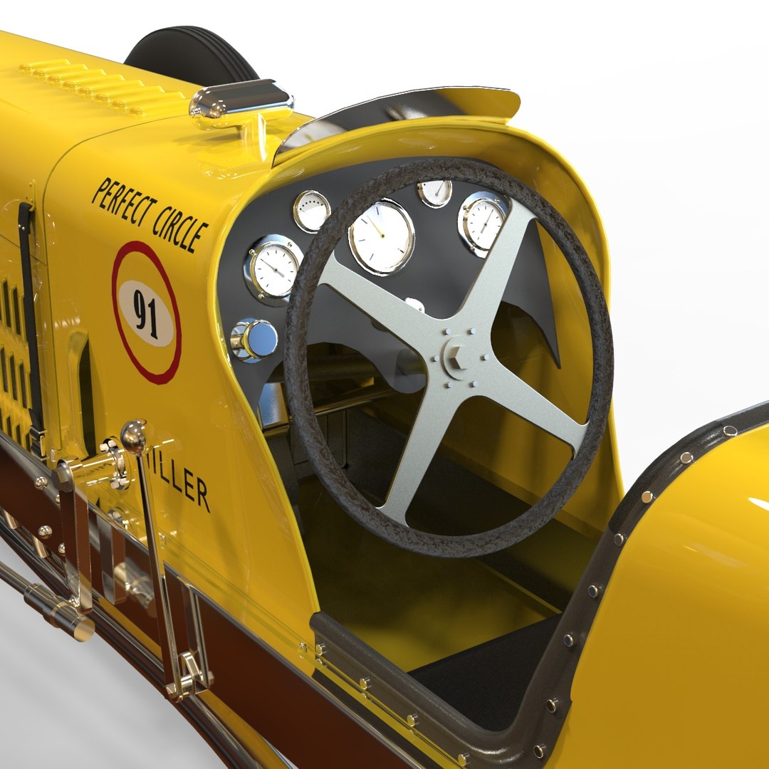 3d Miller Racing Car 91 Model