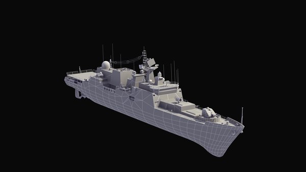 3D grigorovich class frigate - TurboSquid 1502235