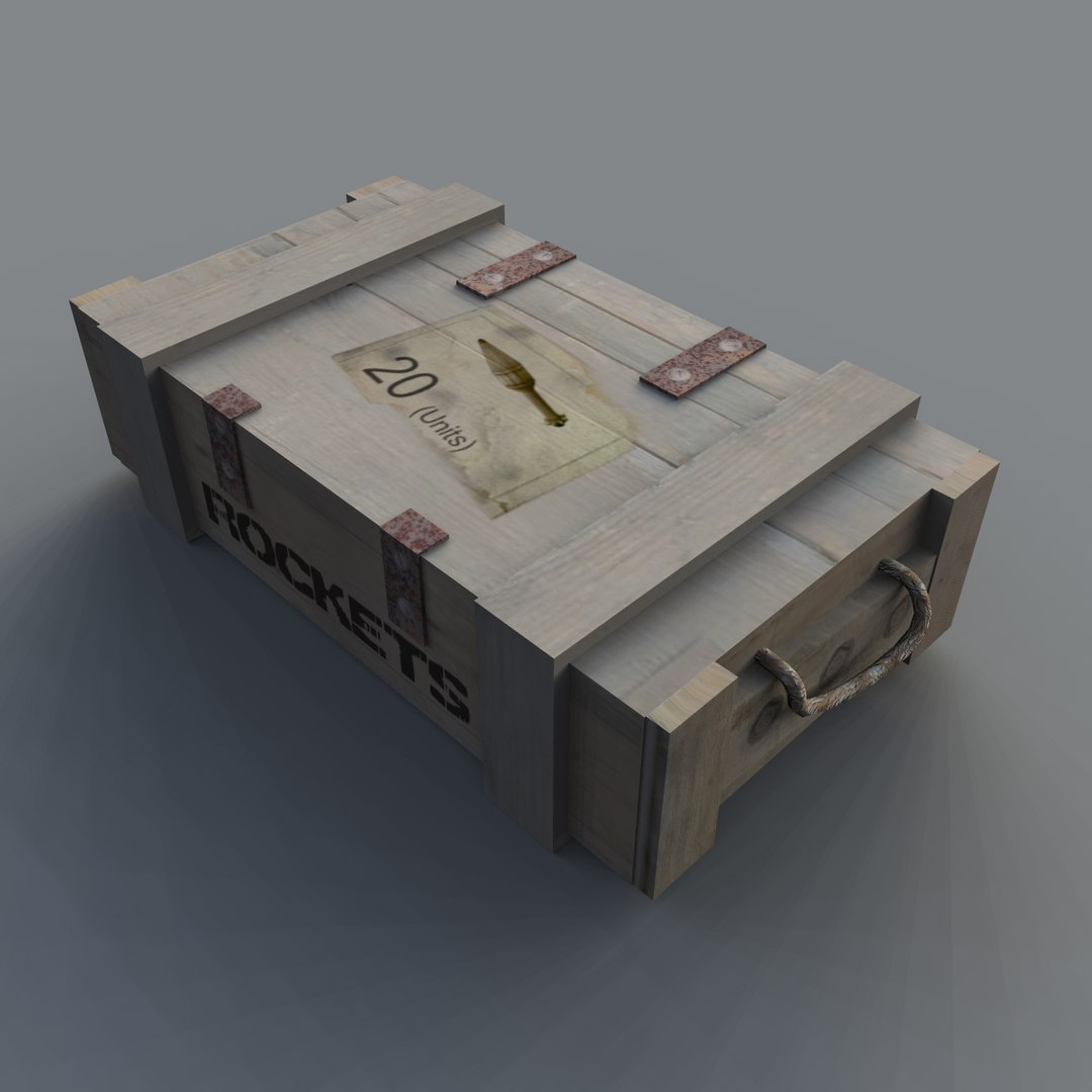 3d Rocket Ammo Pickup Model