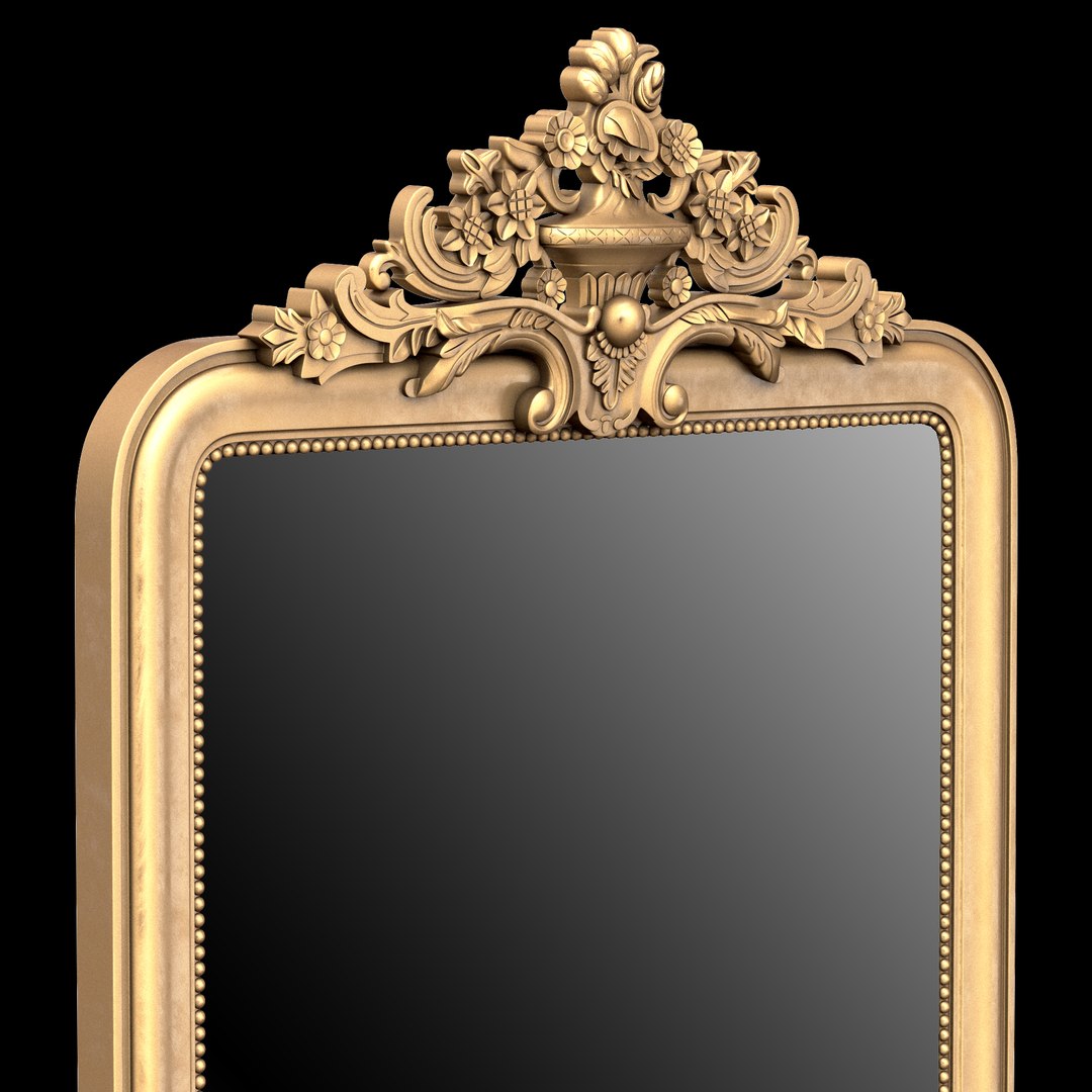 3D Louis Philippe Gilt Leaner - TurboSquid 1376174