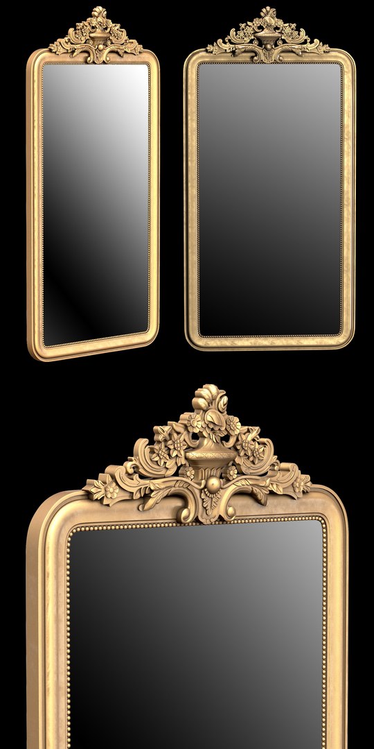 3D Louis Philippe Gilt Leaner - TurboSquid 1376174