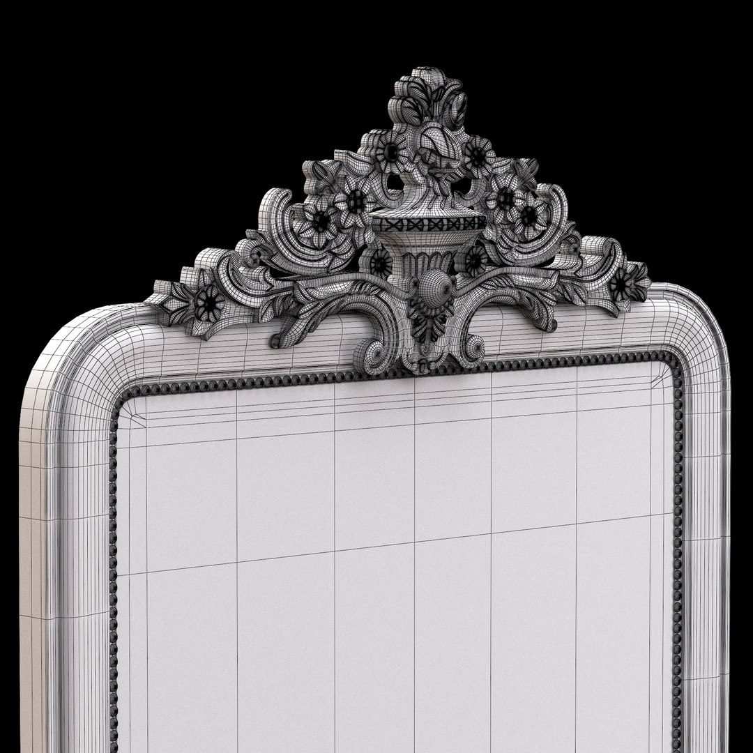 3D Louis Philippe Gilt Leaner - TurboSquid 1376174