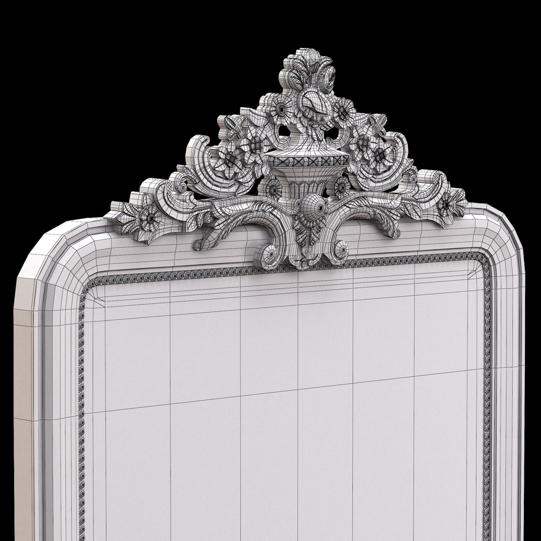 3D Louis Philippe Gilt Leaner - TurboSquid 1376174