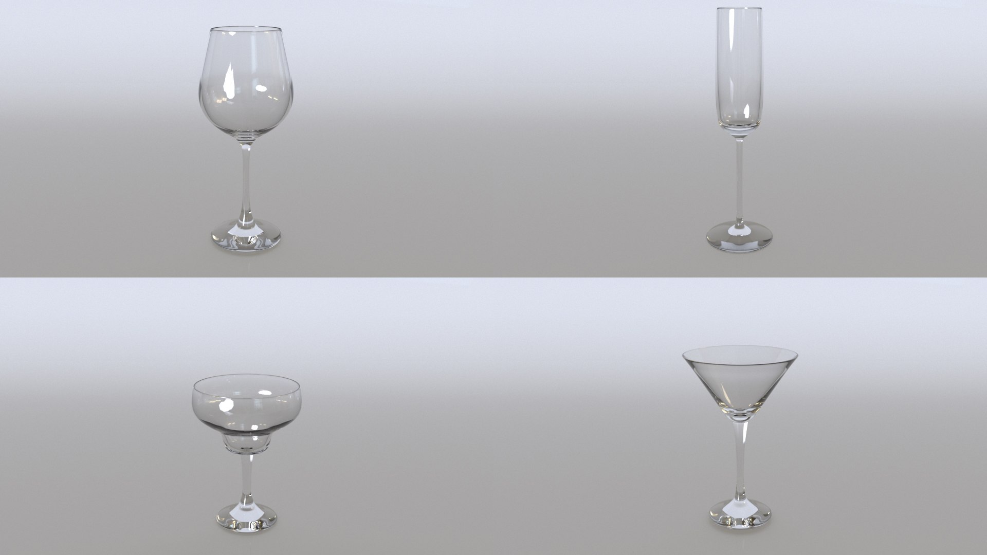 3D Cocktailglassware Model - TurboSquid 2196534