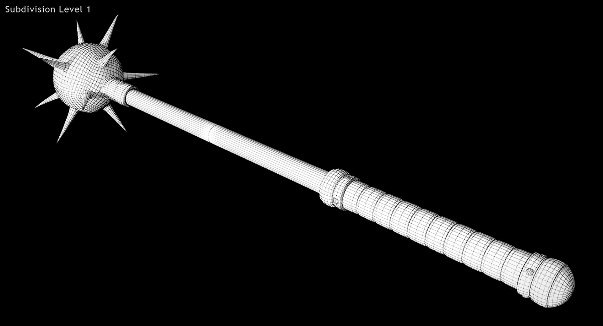 Medieval Morningstar Mace 3D Model - TurboSquid 1154614