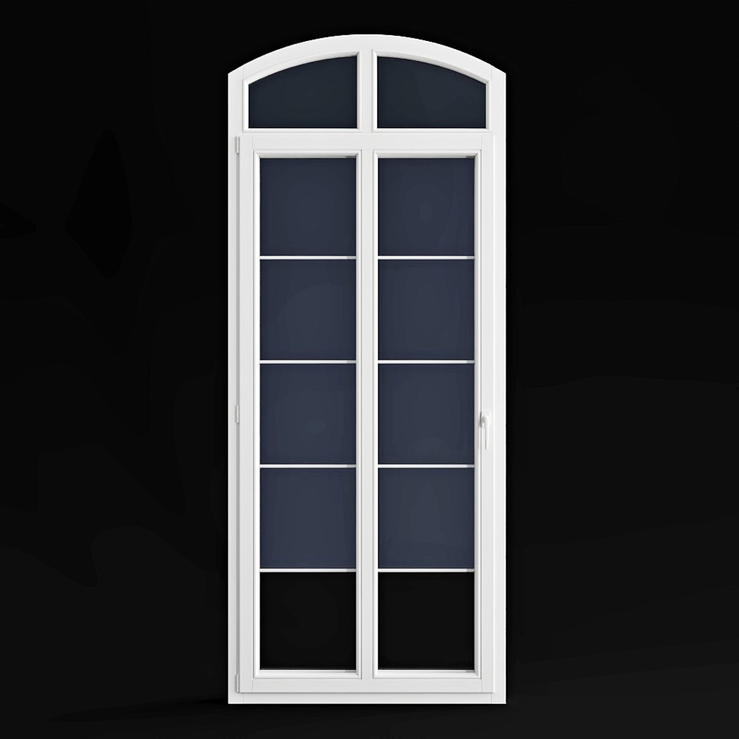 3D Wooden Windows Arc - TurboSquid 1229260