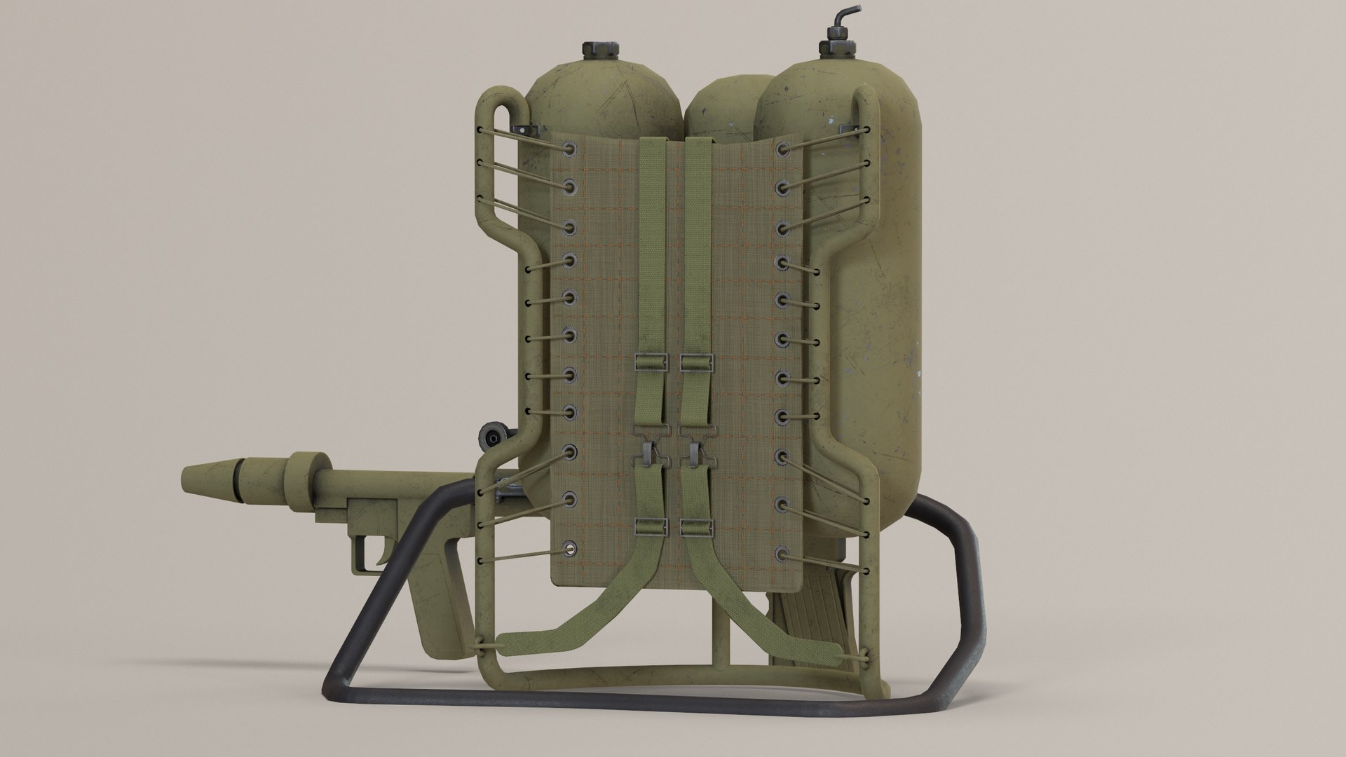 3D M2 Flamethrower - TurboSquid 1971723