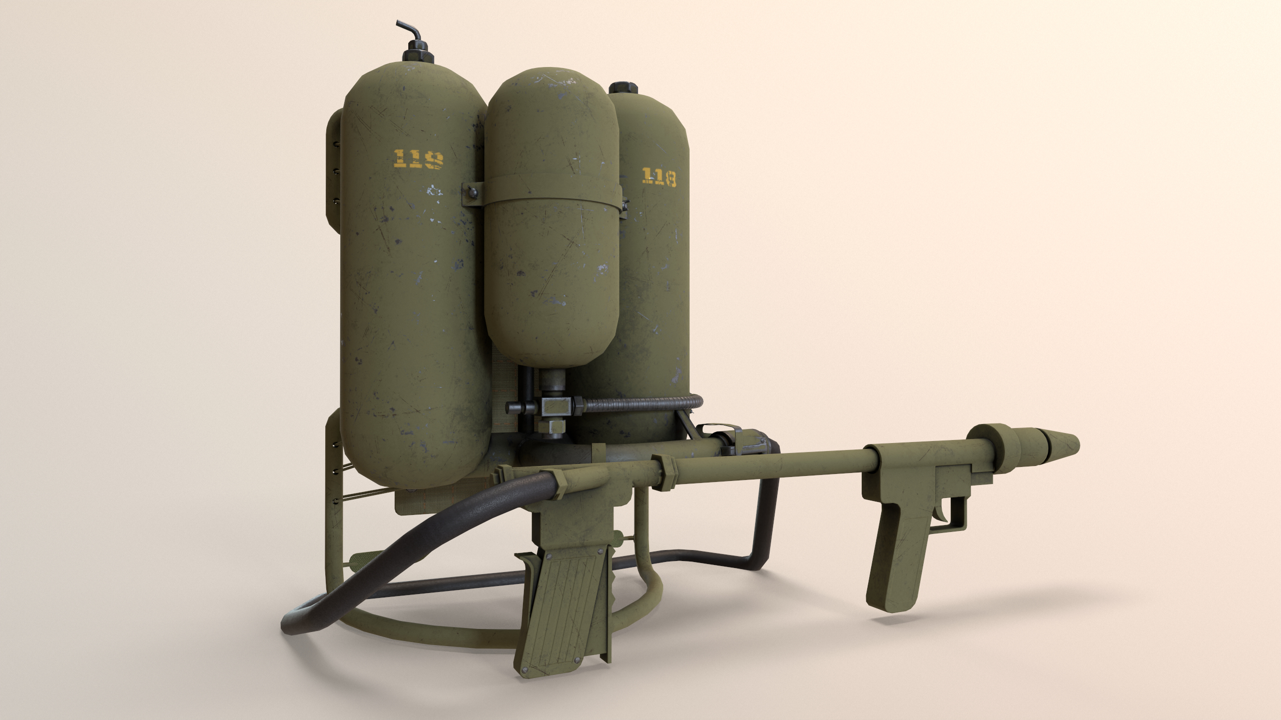 modelo 3d M2 Flamethrower - TurboSquid 1971723