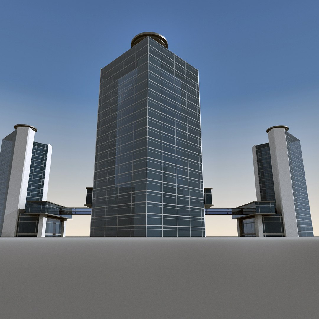 3ds max modern building