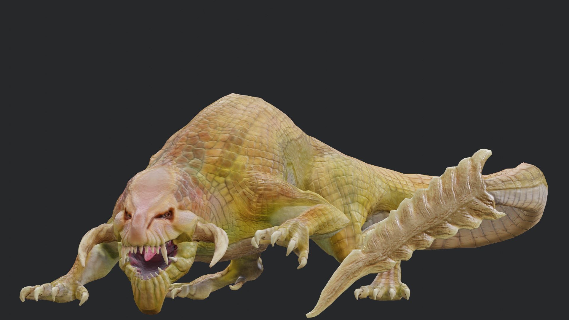 Monster Earth Dragon 3D - TurboSquid 2056526