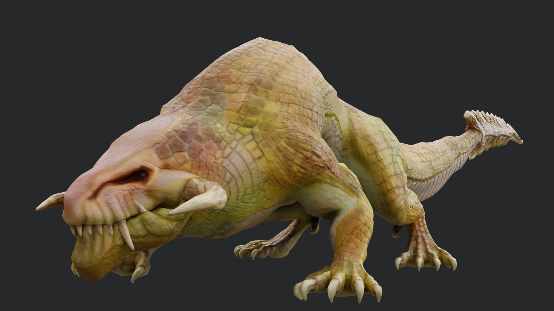 Monster Earth Dragon 3D - TurboSquid 2056526