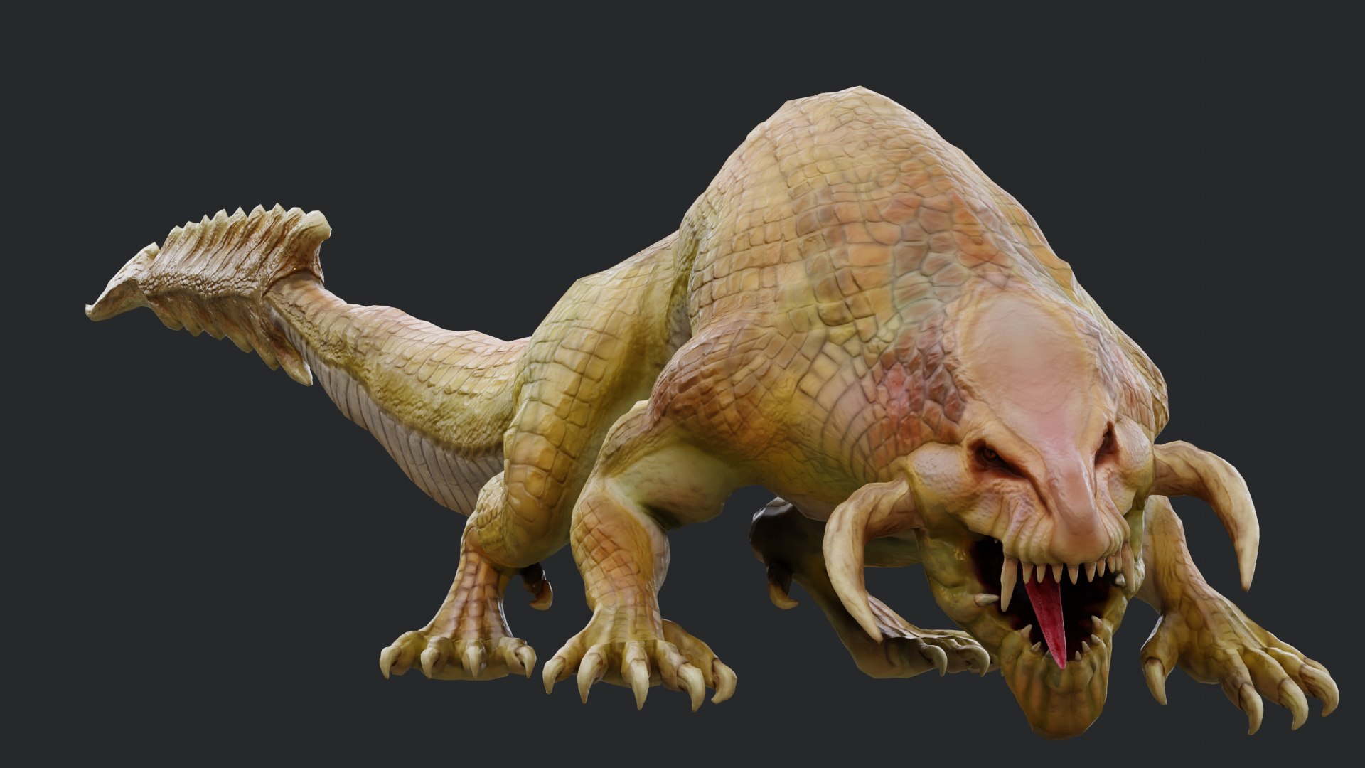Monster Earth Dragon 3D - TurboSquid 2056526