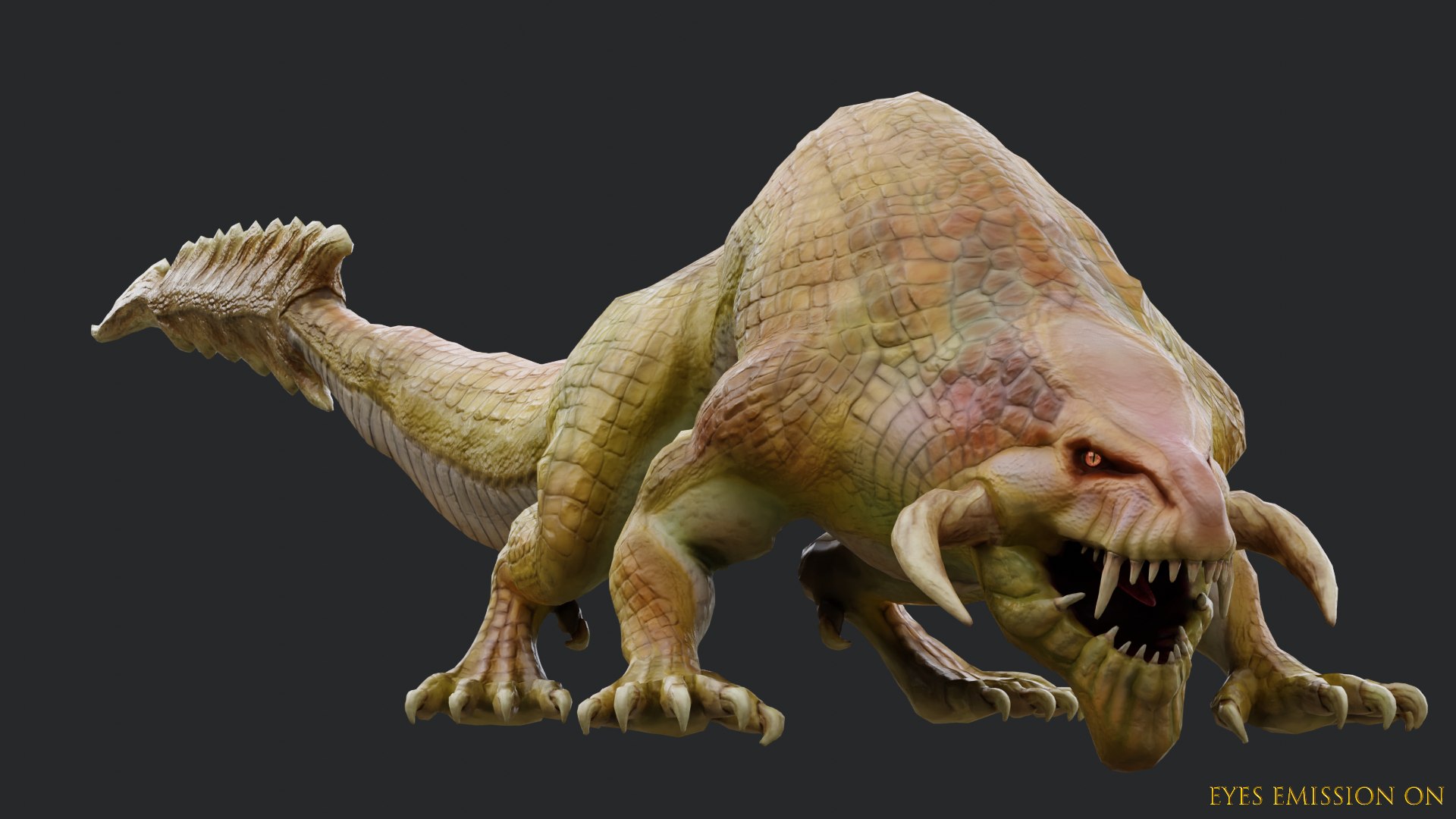 Monster Earth Dragon 3D - TurboSquid 2056526