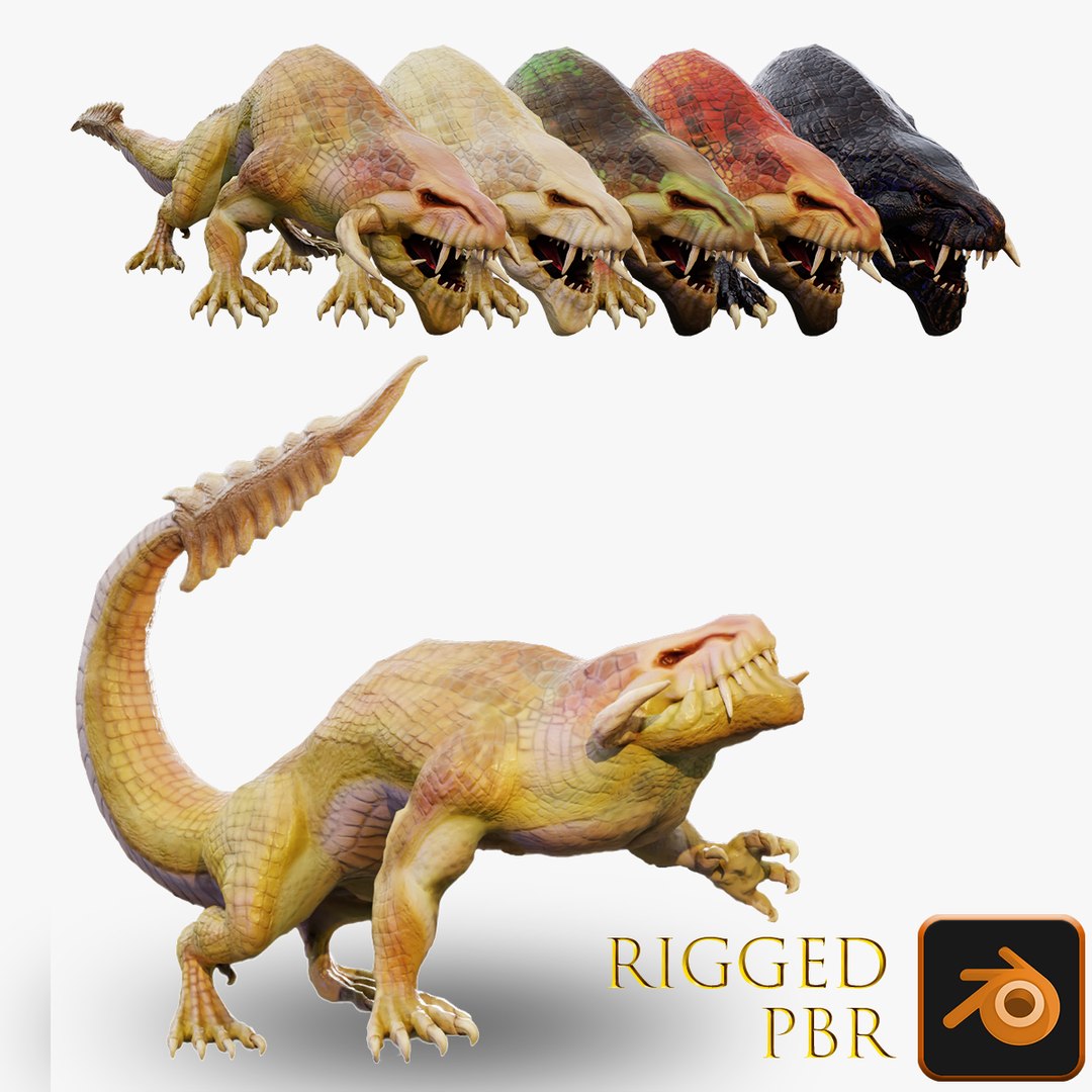 Monster Earth Dragon 3D - TurboSquid 2056526