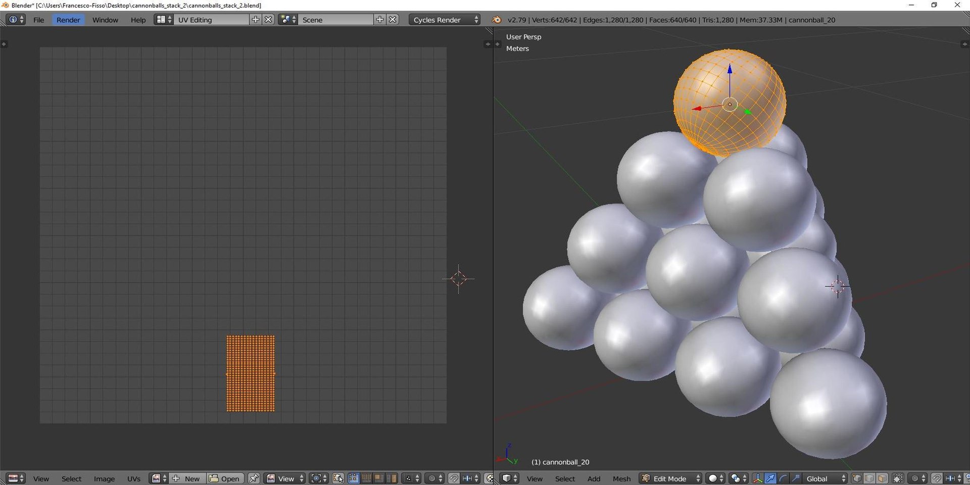 Cannonballs Stack 2 3D - TurboSquid 1386517
