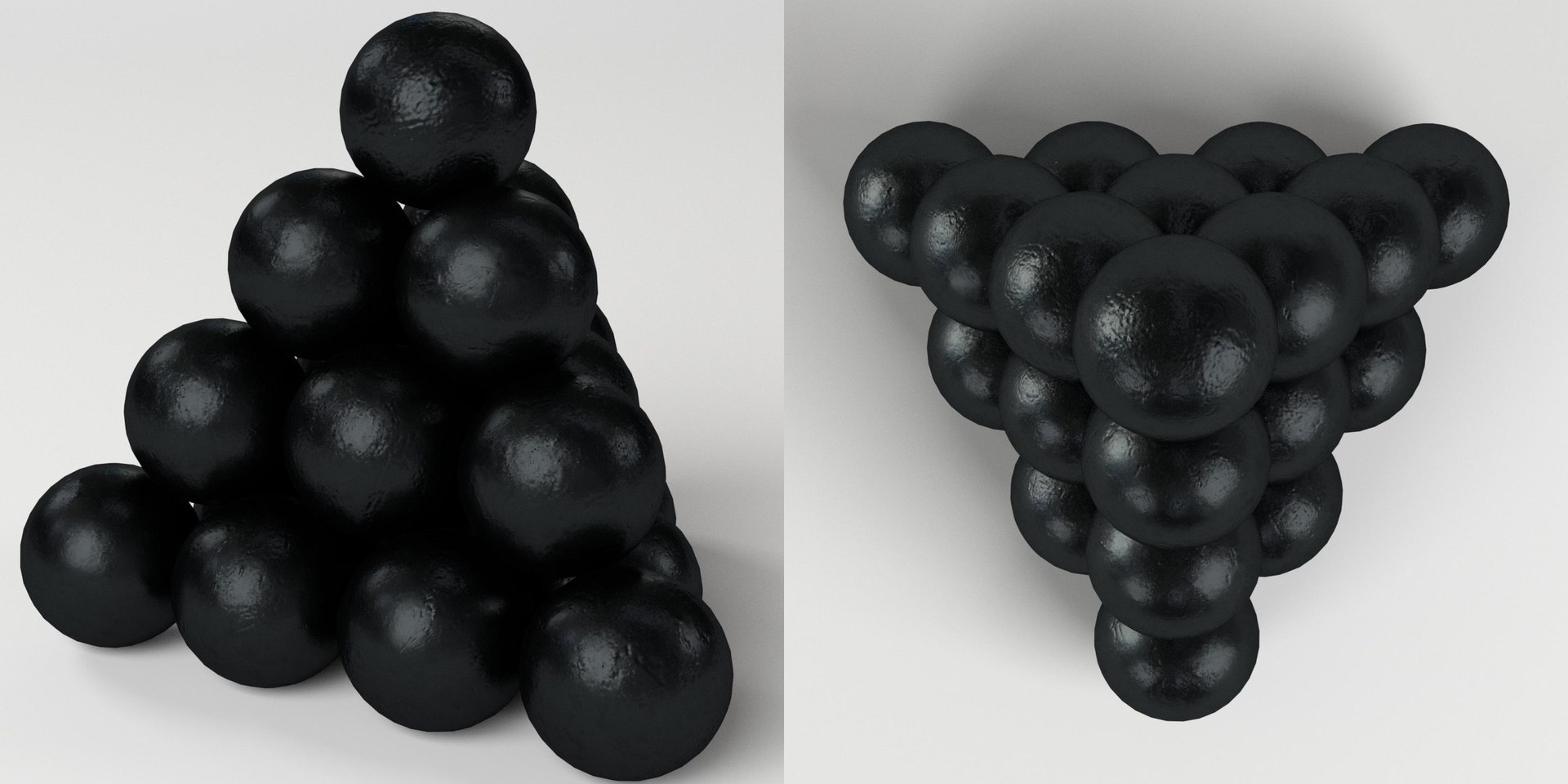Cannonballs Stack 2 3D - TurboSquid 1386517