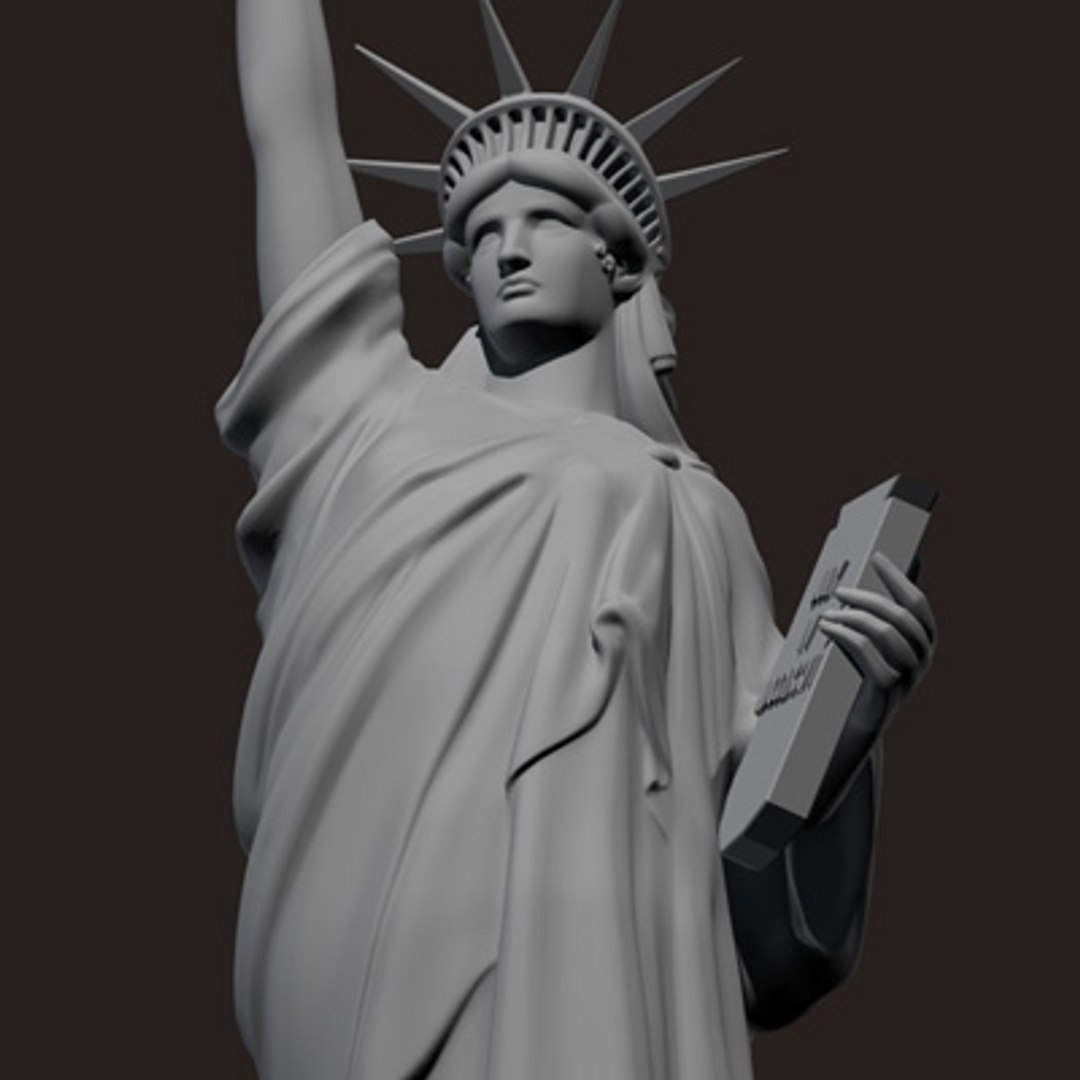 statue liberty obj
