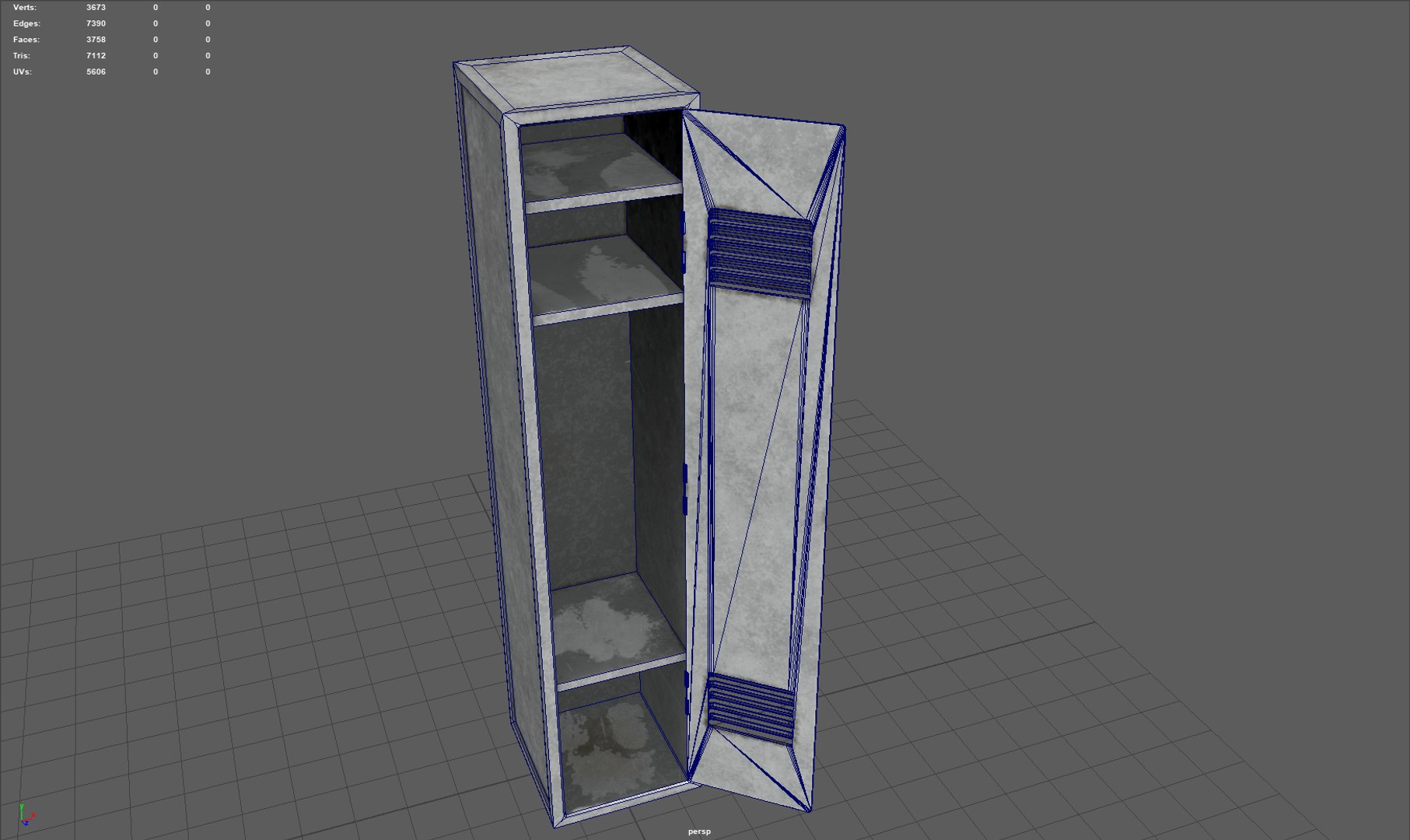 METAL LOCKER 3D Model - TurboSquid 1724723