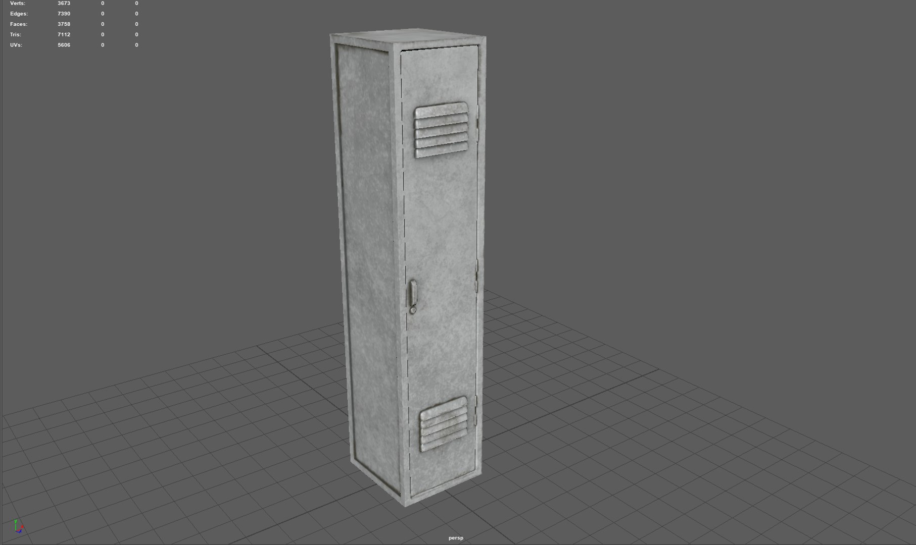 METAL LOCKER 3D Model - TurboSquid 1724723