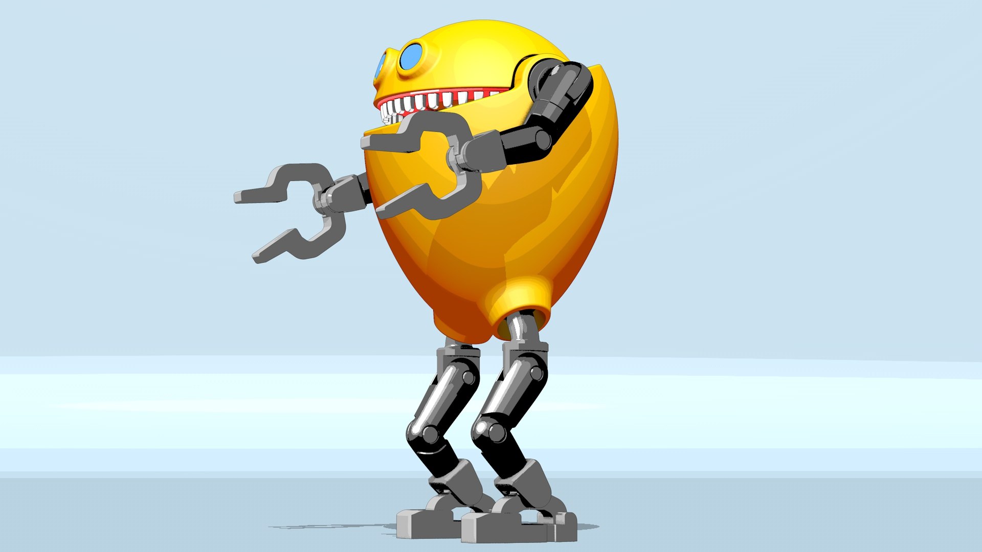 Robot - Eggbot 3D Model - TurboSquid 1911397