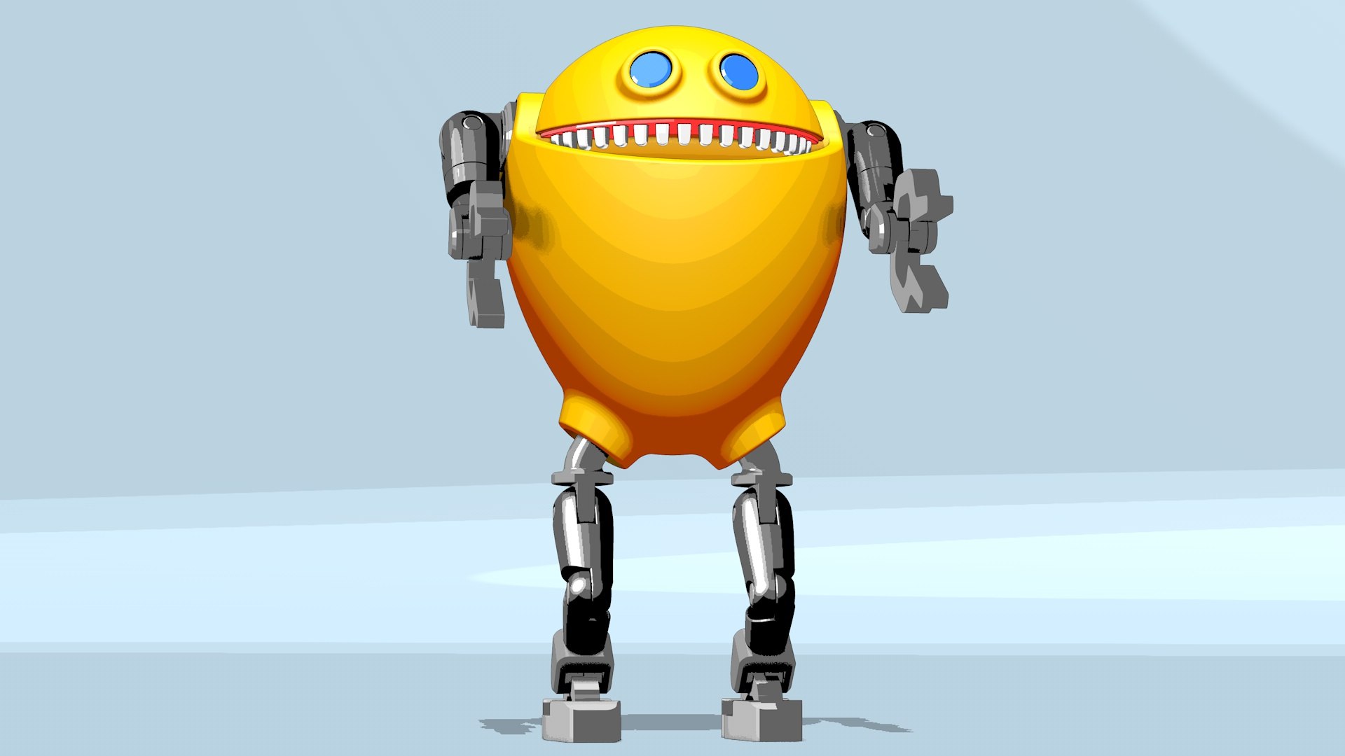 Robot - Eggbot 3D Model - TurboSquid 1911397
