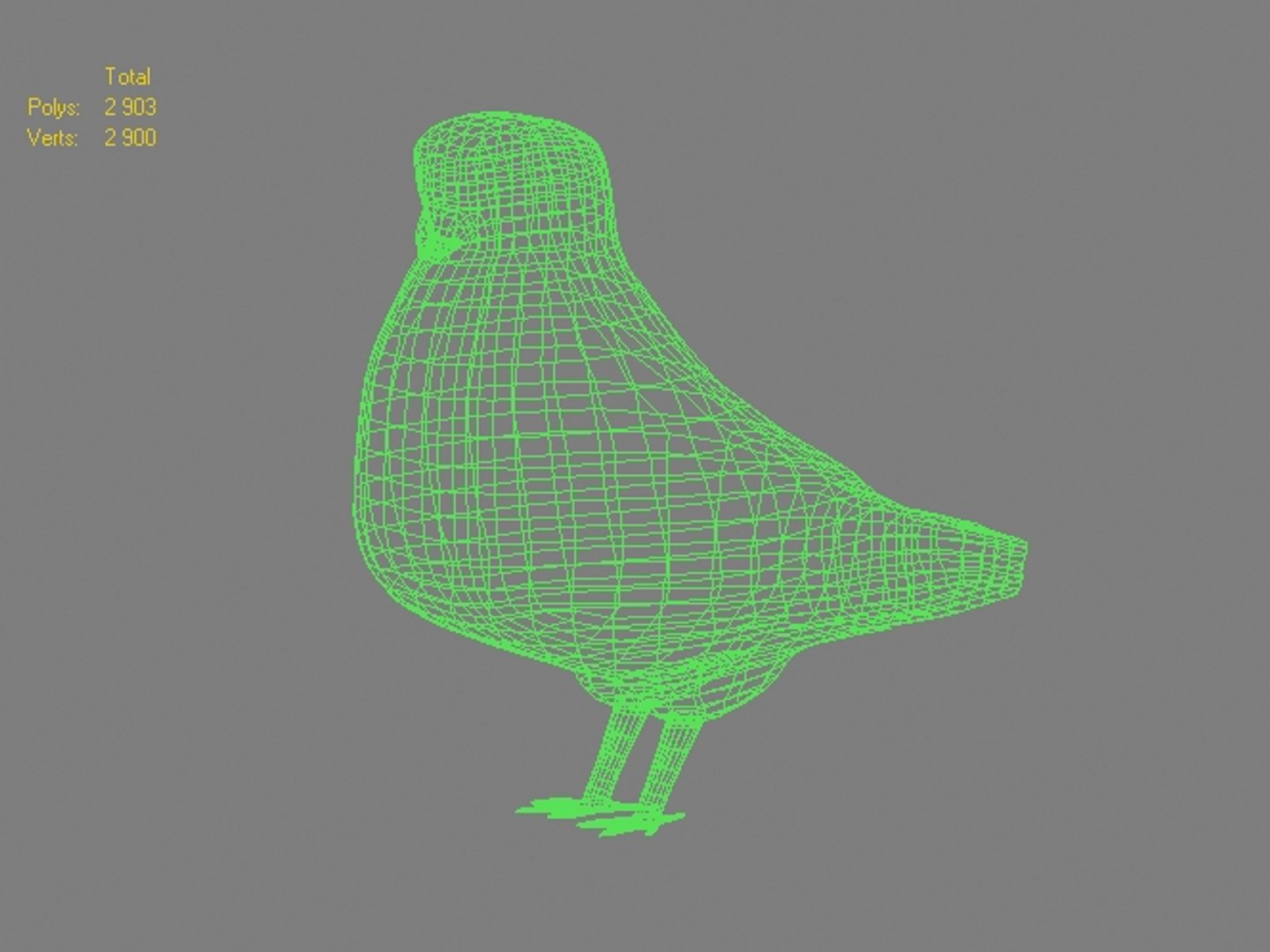 3d Pigeon Nightingale Robin Sparrow