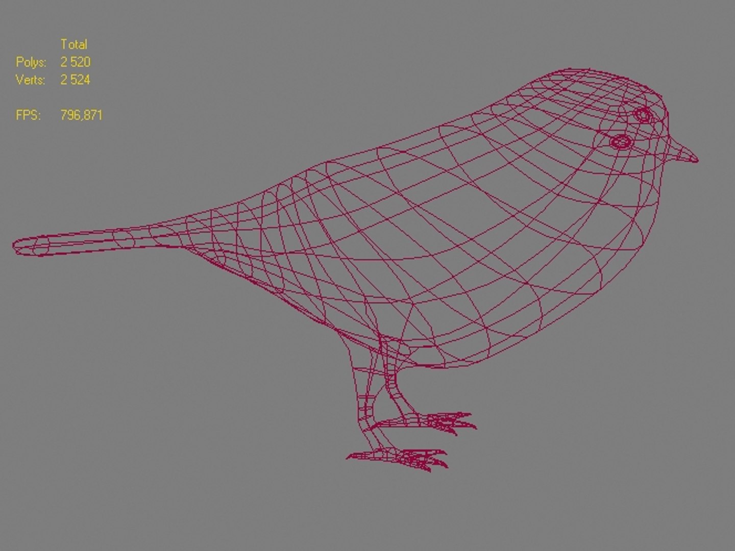 3d Pigeon Nightingale Robin Sparrow