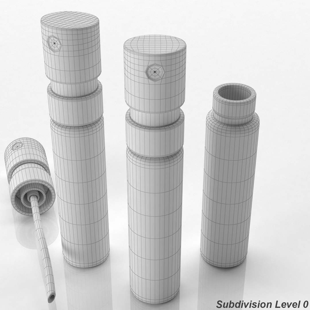 3D Spray Vial Model - TurboSquid 1665825