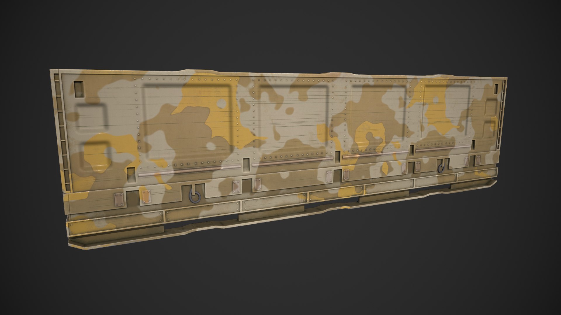 Military Shipping Container 3D Model - TurboSquid 1939184